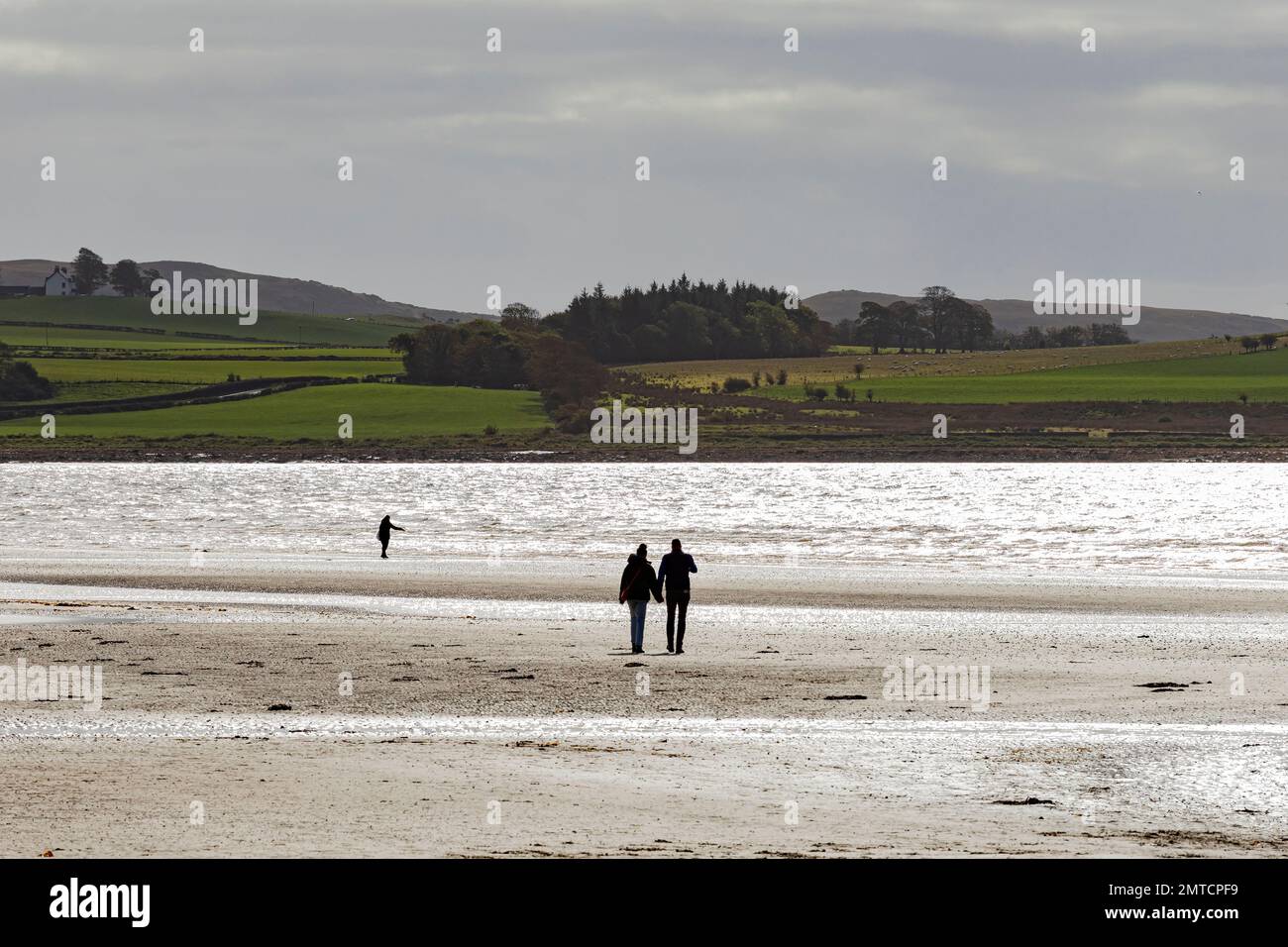 A Walk along Ettrick Bay Isle of Bute Scotland Stock Photo - Alamy