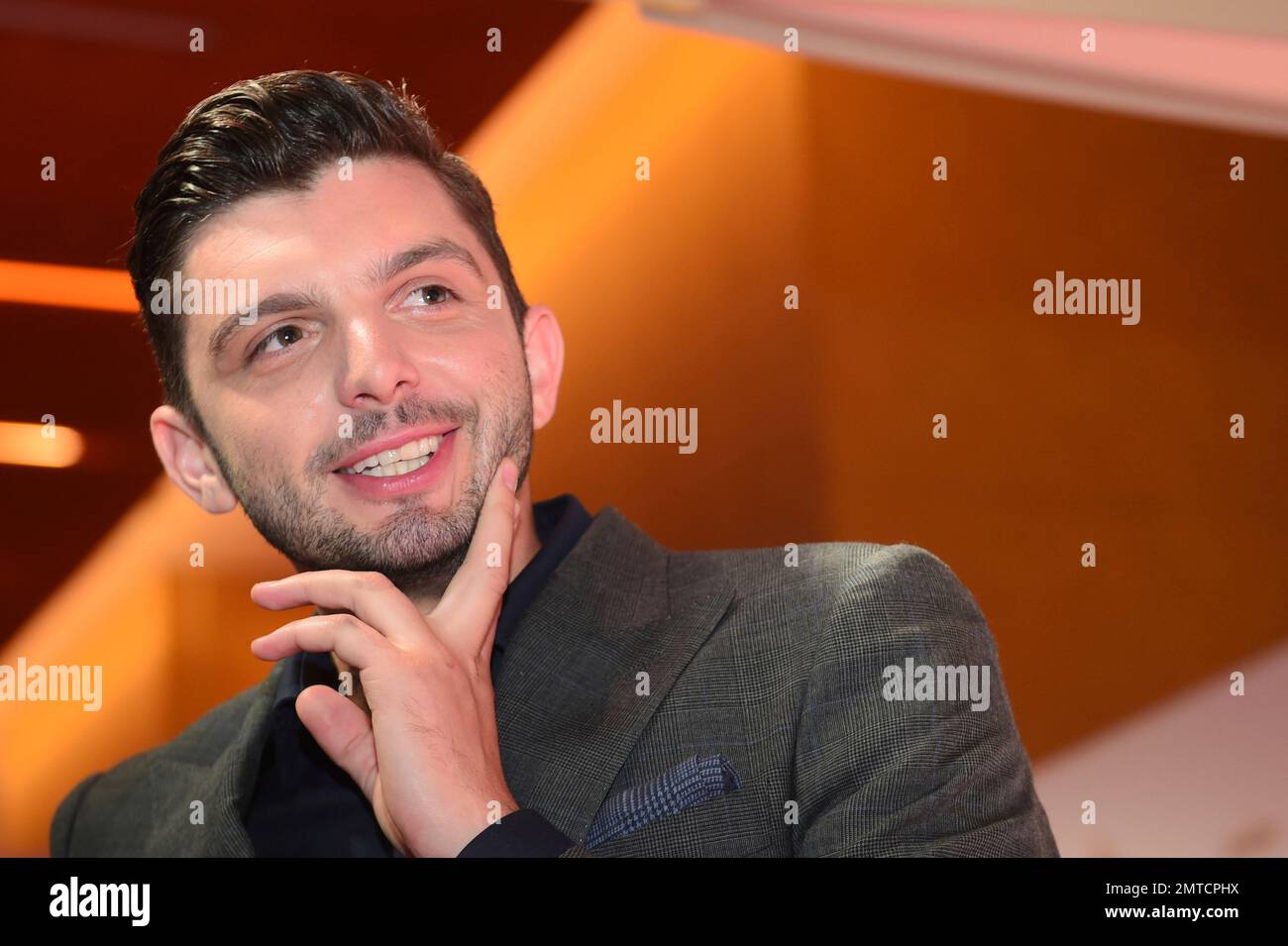 British actor Michael Fox and star of Downton Abbey speaks to media on ...