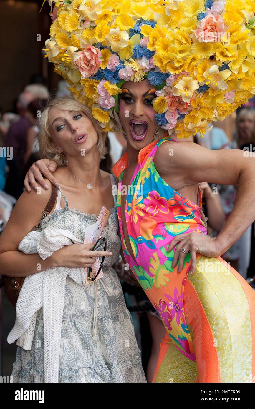 Ali Bastian arrives at Palace Theatre in London's West End for a ...