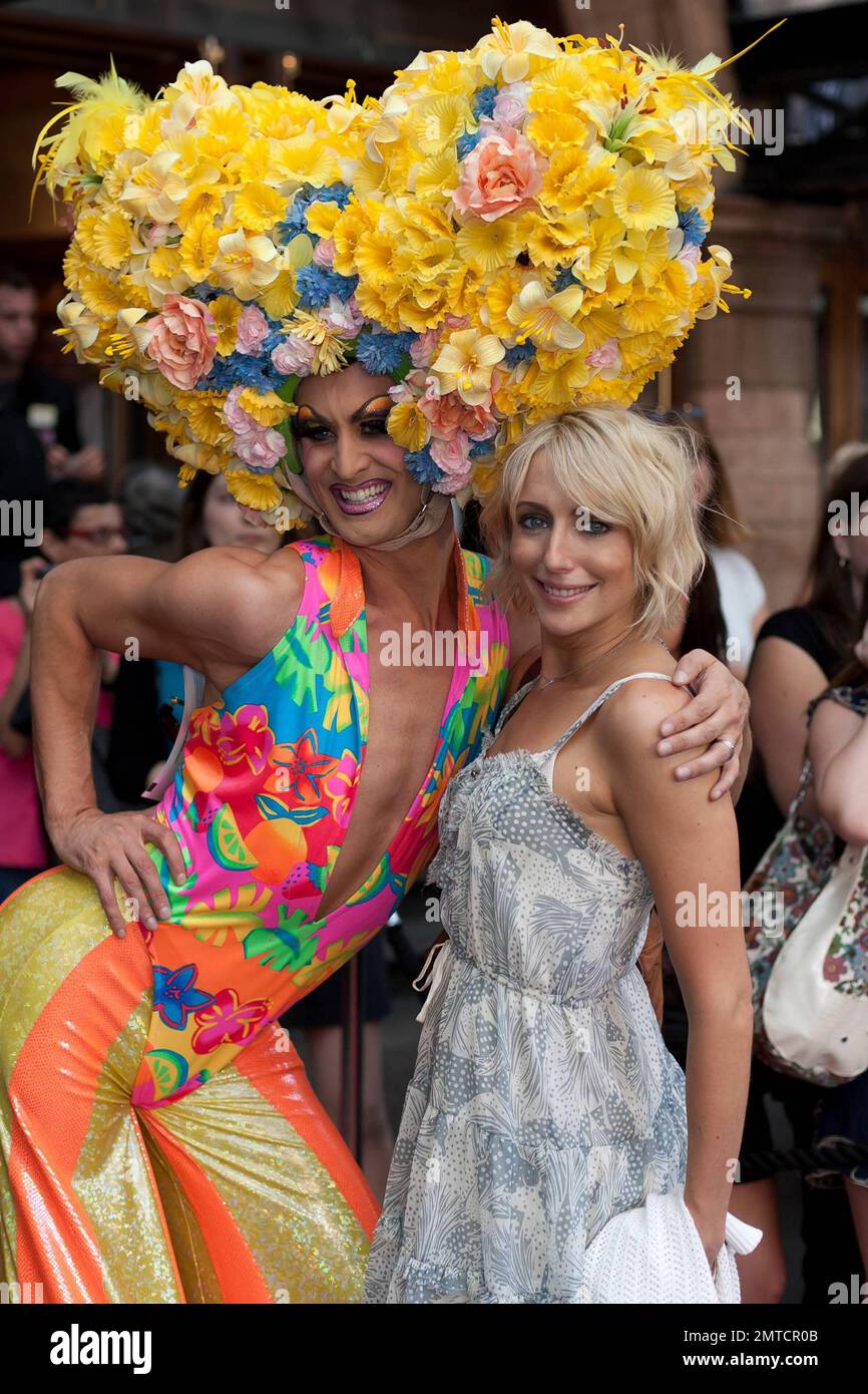 Ali Bastian arrives at Palace Theatre in London's West End for a ...
