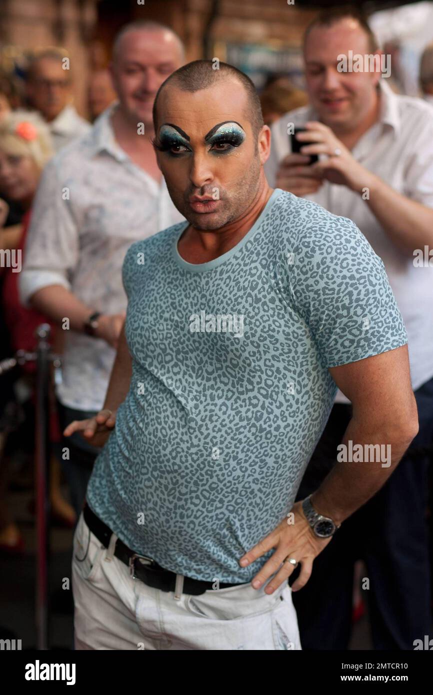 Choreographer Louie Spence arrives at Palace Theatre in London's West ...