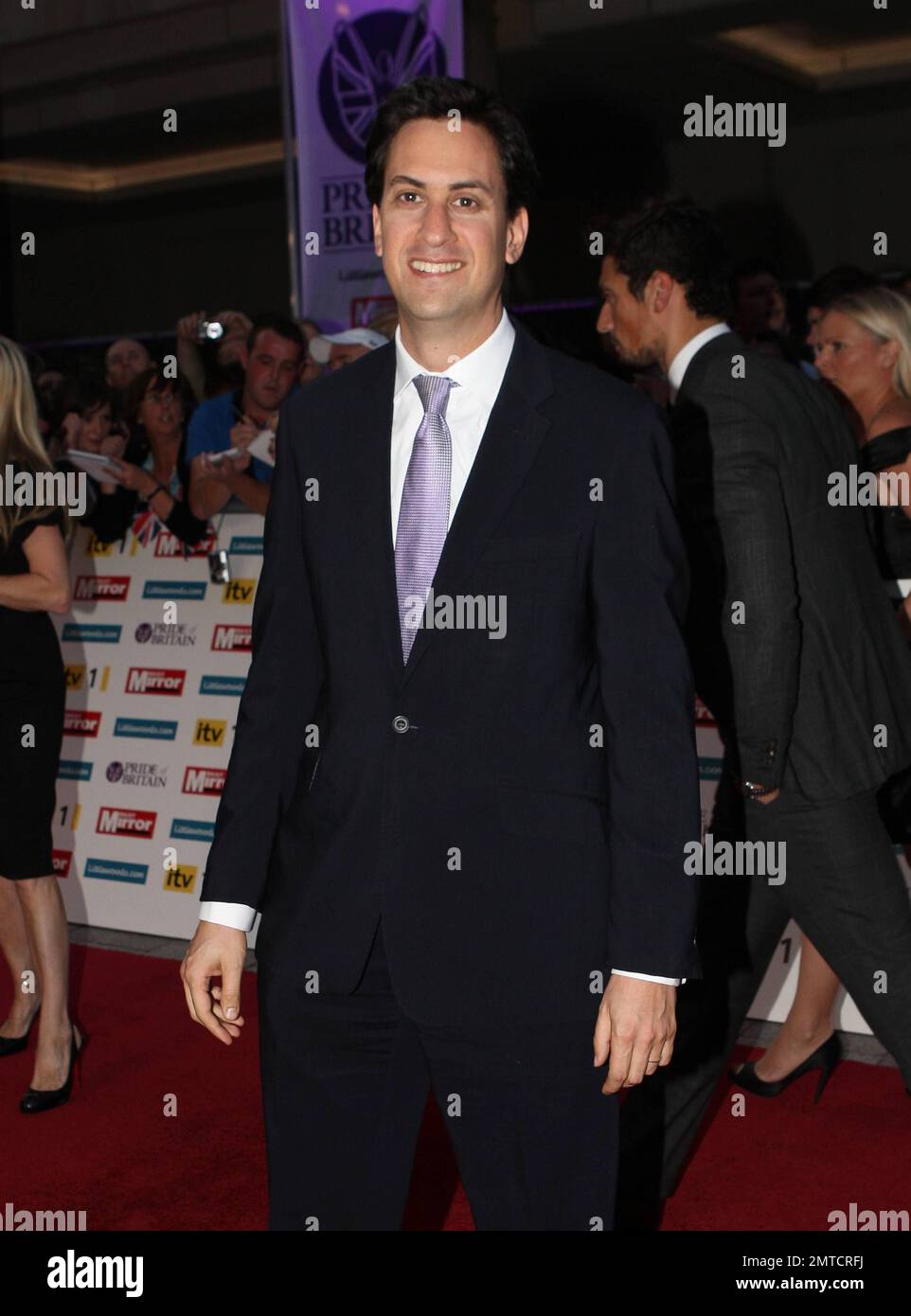 Ed Miliband at the Pride of Britain Awards at the Grosvenor House Hotel ...