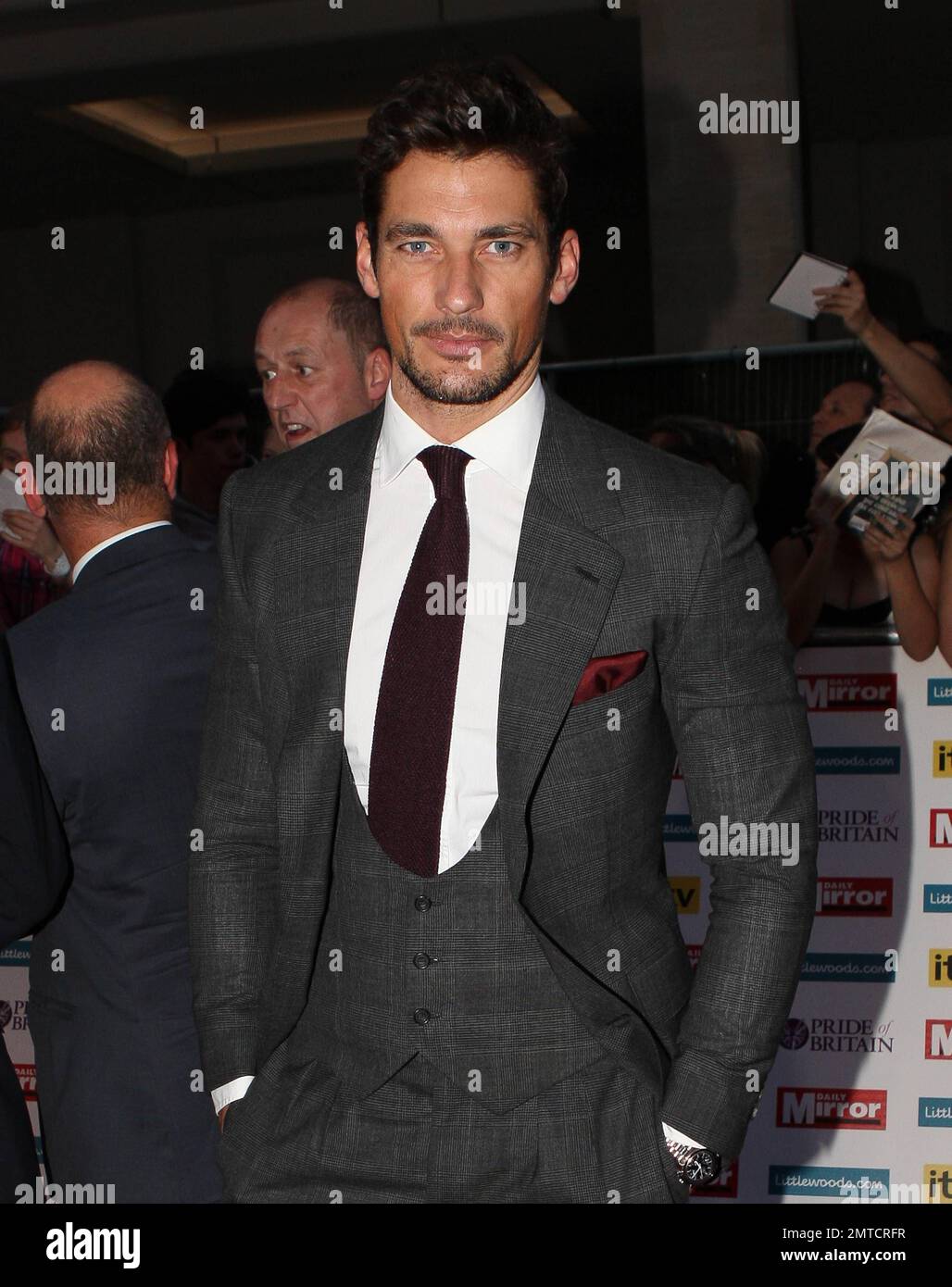 David Gandy at the Pride of Britain Awards at the Grosvenor House Hotel ...