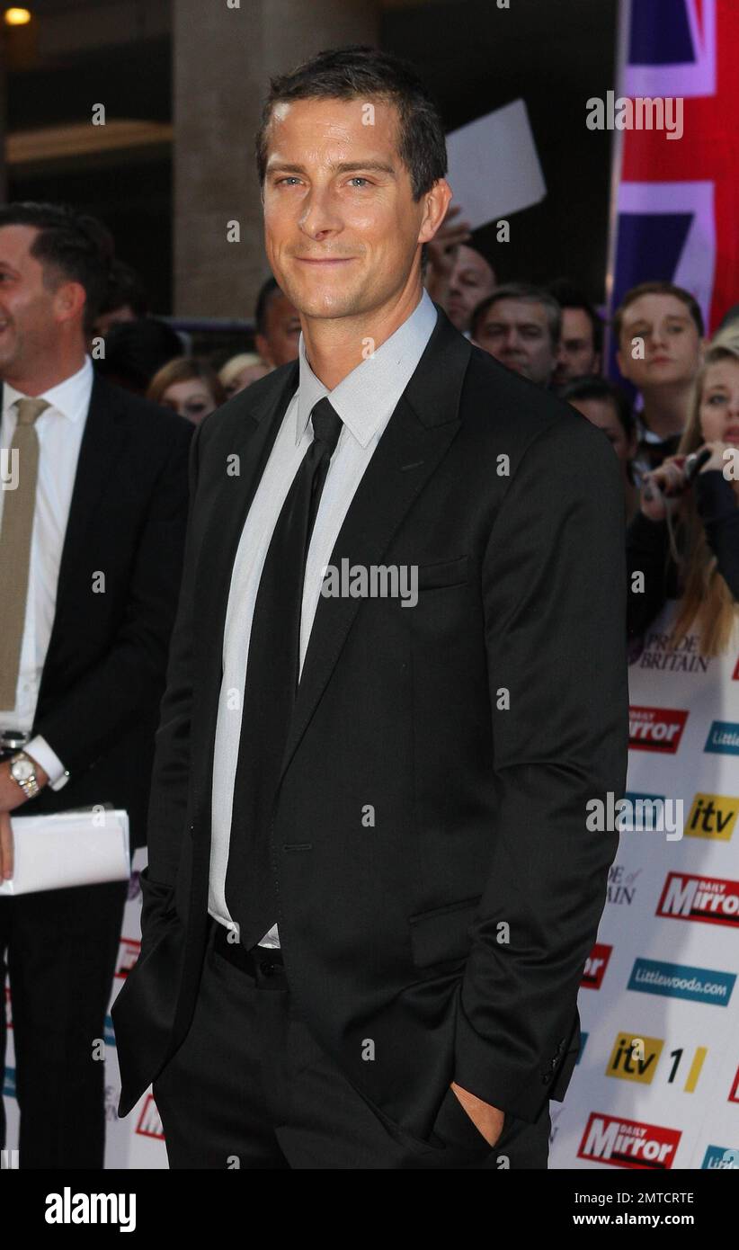 Bear Grylls at the Pride of Britain Awards at the Grosvenor House Hotel ...