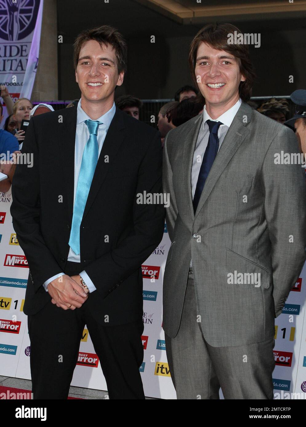 James and Oliver Phelps at the Pride of Britain Awards at the Grosvenor ...