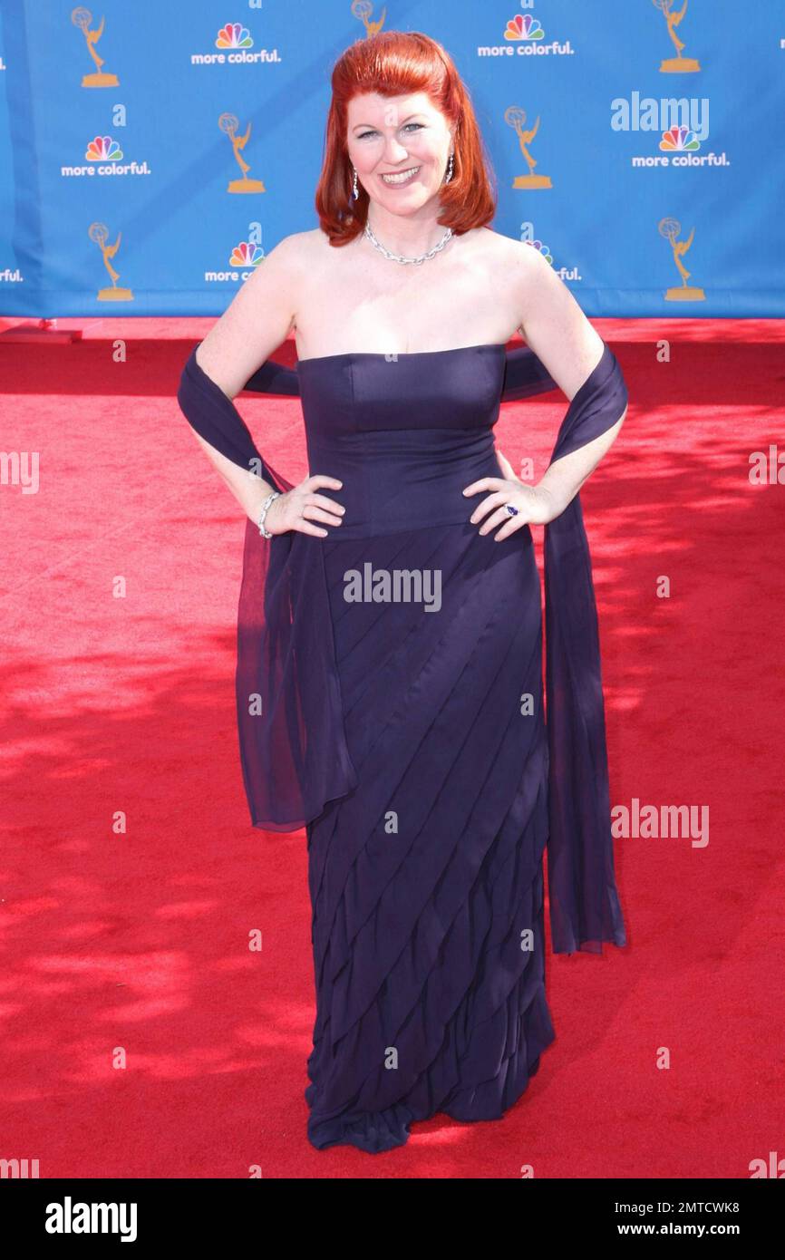 Kate Flannery walks the red carpet for the 62nd Annual Primetime Emmy ...