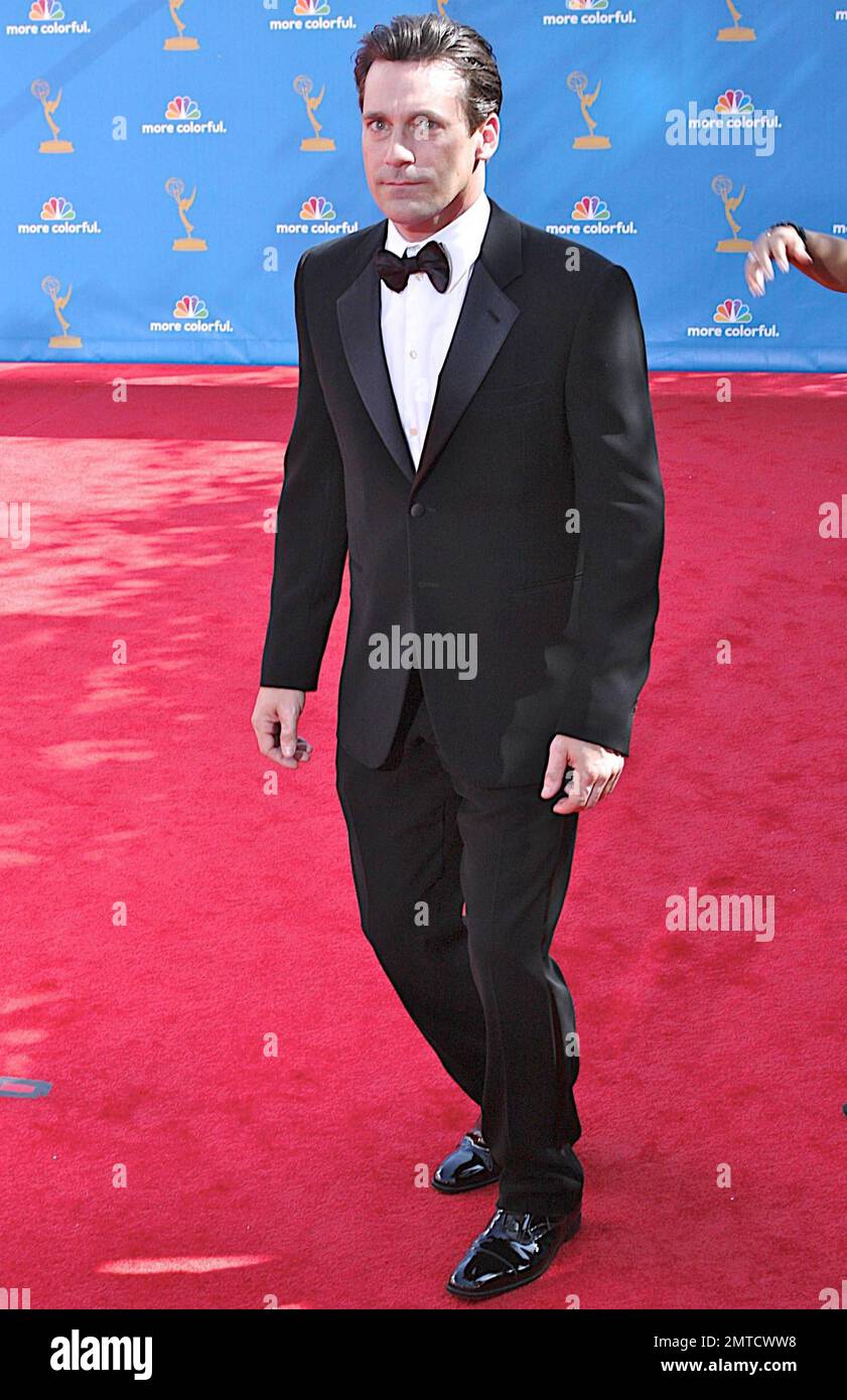 Jon Hamm walks the red carpet for the 62nd Annual Primetime Emmy Awards ...