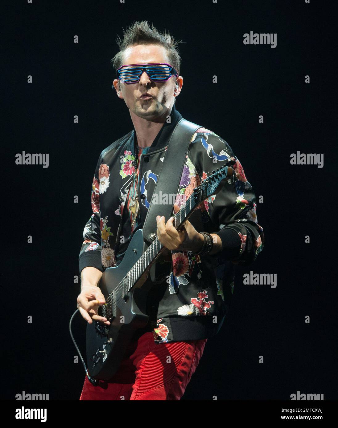 Matt Bellamy of the band Muse performs on Day 4 of the 2017 Firefly ...