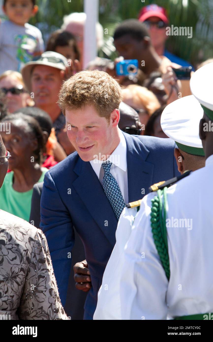 Britain's Prince Harry arrives in Rawson Square for the opening of the ...