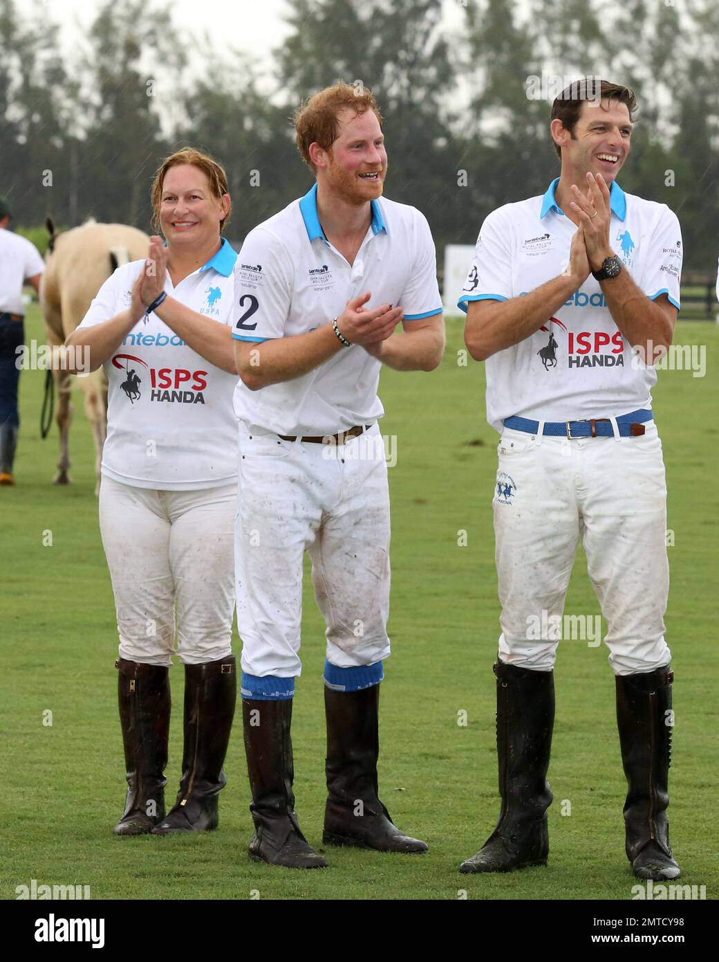 Prince Harry participates at the Sentebale Polo Cup presented by Royal ...