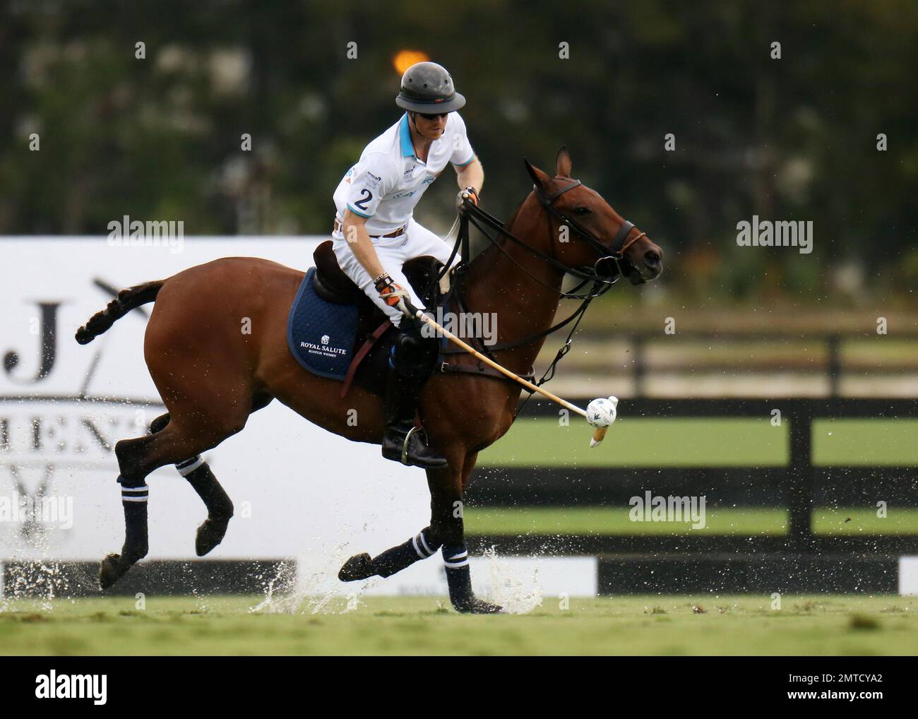Prince Harry participates at the Sentebale Polo Cup presented by Royal ...