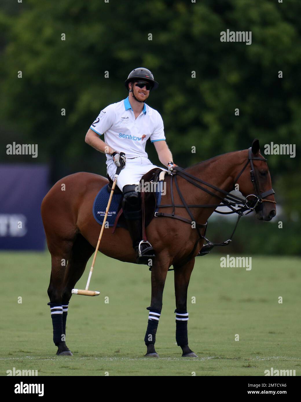 Prince Harry participates at the Sentebale Polo Cup presented by Royal ...