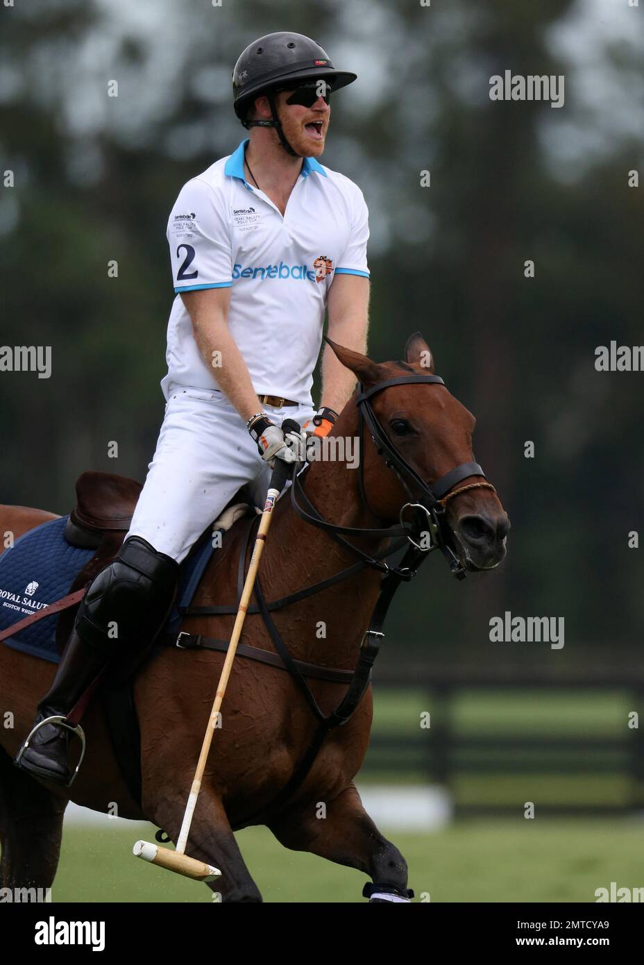 Prince Harry participates at the Sentebale Polo Cup presented by Royal ...