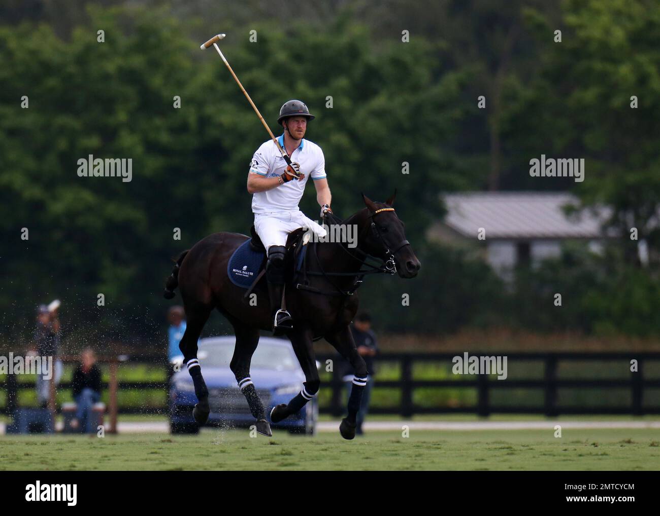 Prince Harry participates at the Sentebale Polo Cup presented by Royal ...