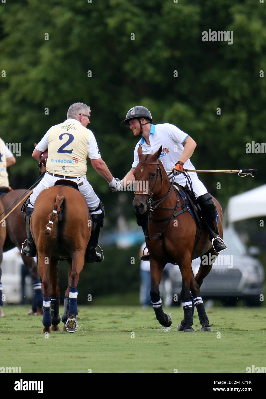 Prince Harry participates at the Sentebale Polo Cup presented by Royal ...