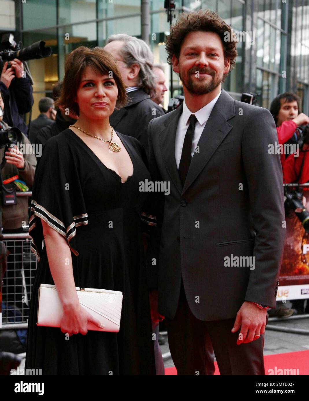 Richard Coyle and Georgia Mackenzie walk the red carpet at the world ...