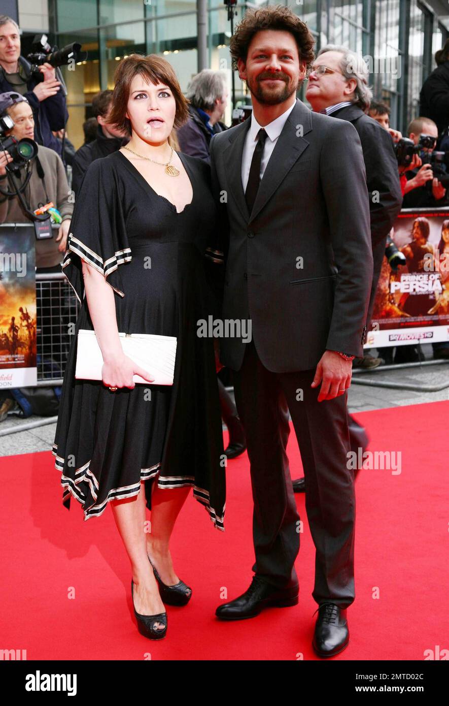Richard Coyle and Georgia Mackenzie walk the red carpet at the world ...