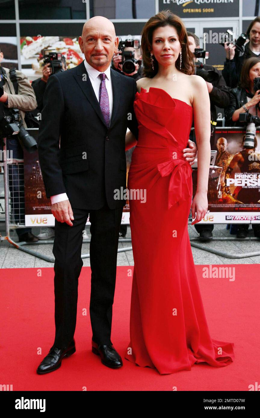 Ben Kingsley and fourth wife Daniela Lavender walk the red carpet at ...