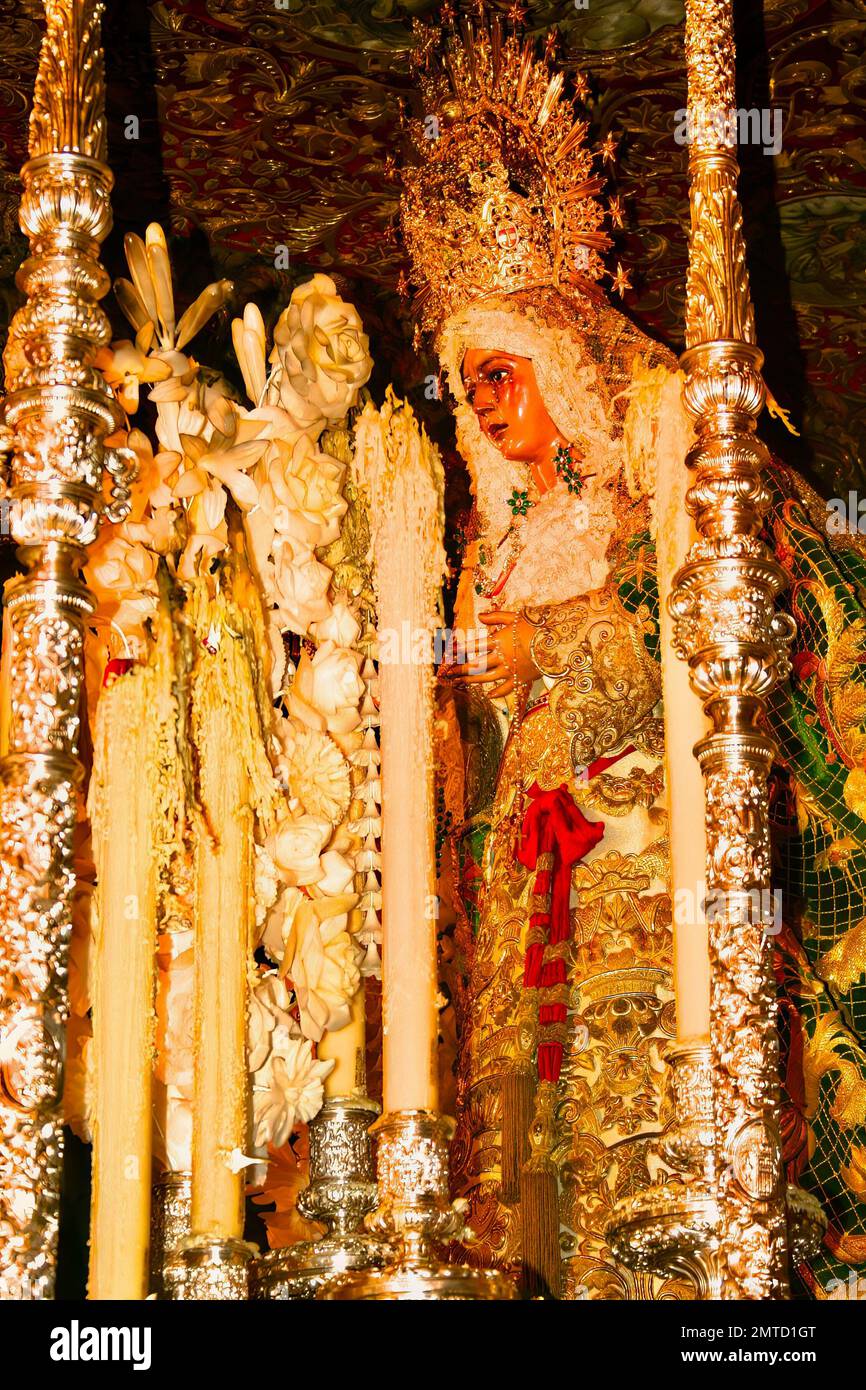 Statue flowers procession catholic hi-res stock photography and images ...