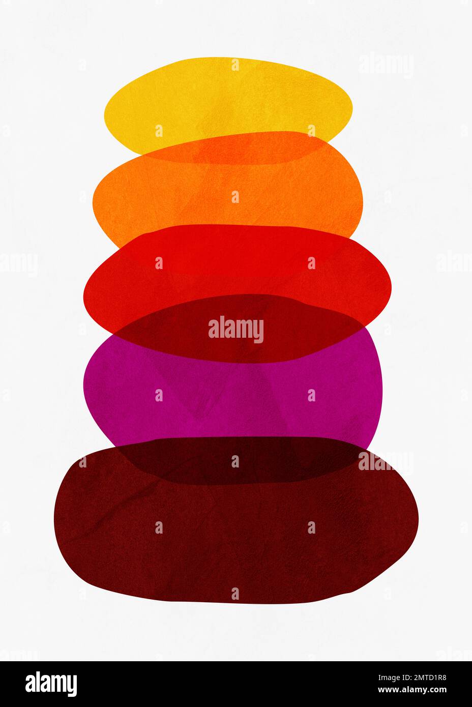 A vertical abstract art of geometric shapes with colorful texture Stock ...