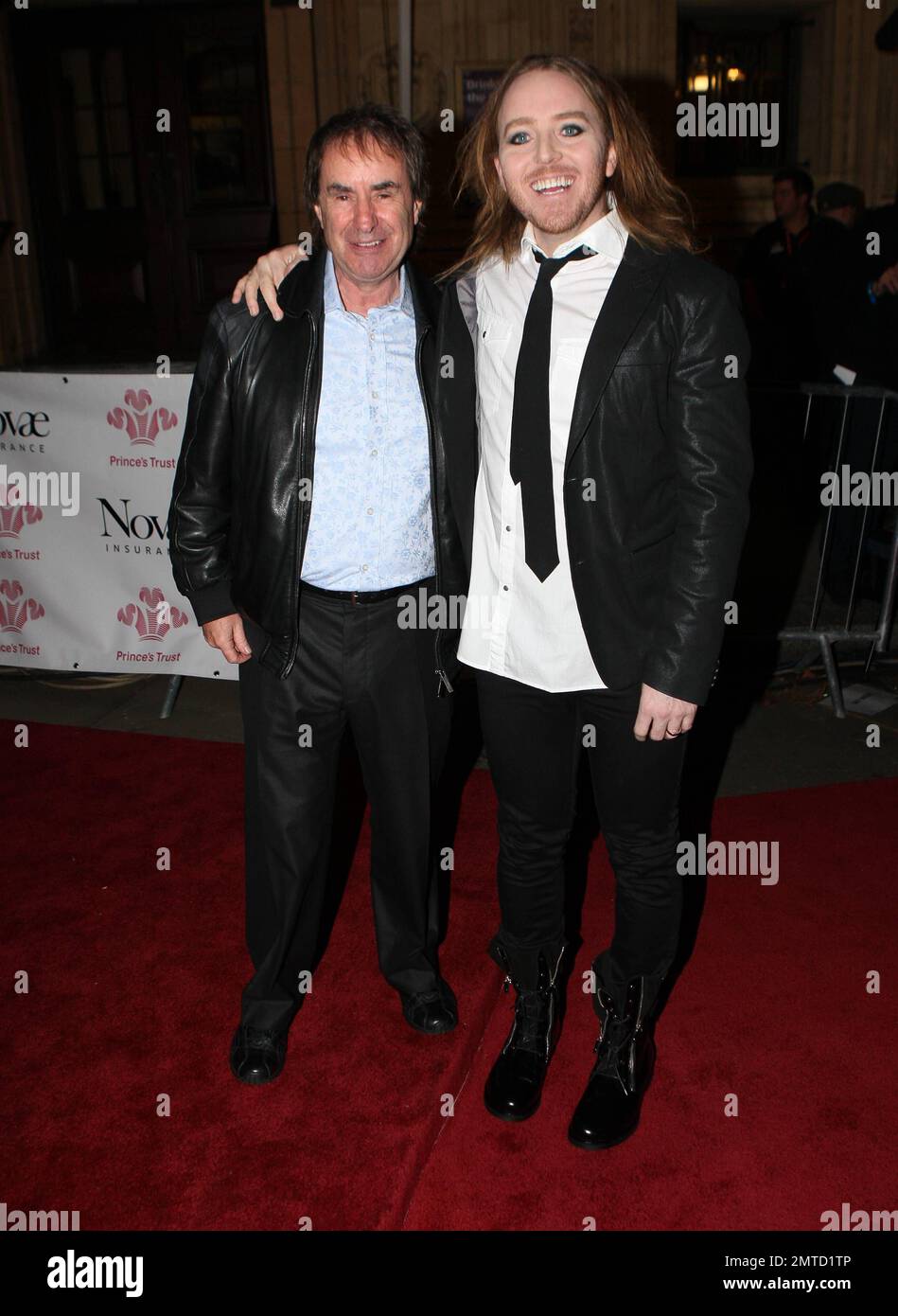 Chris De Burgh and Tim Minchin at the Prince's Trust Rock Gala at Royal ...