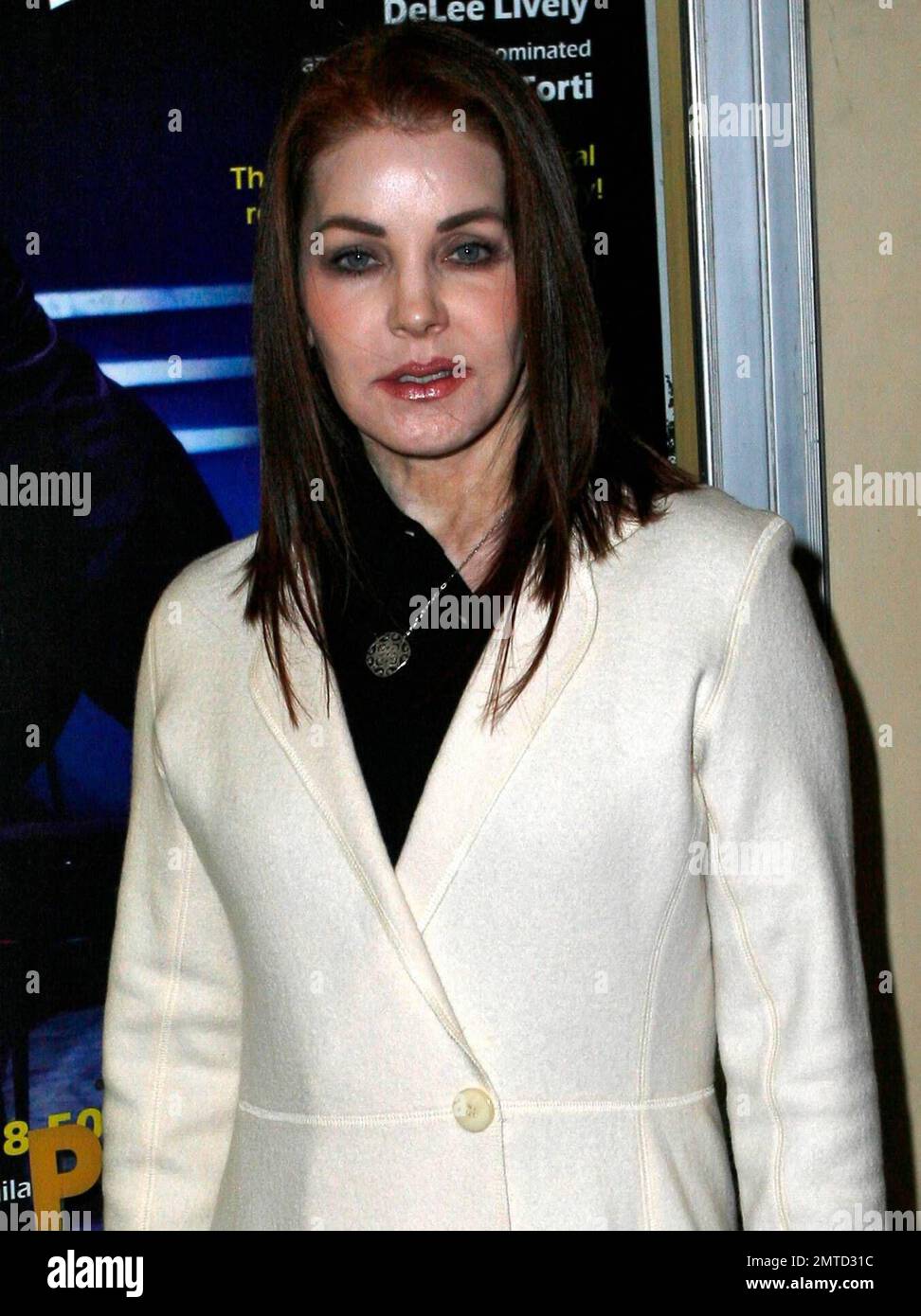 Priscilla Presley arrives at the gala opening night of the Grammy ...