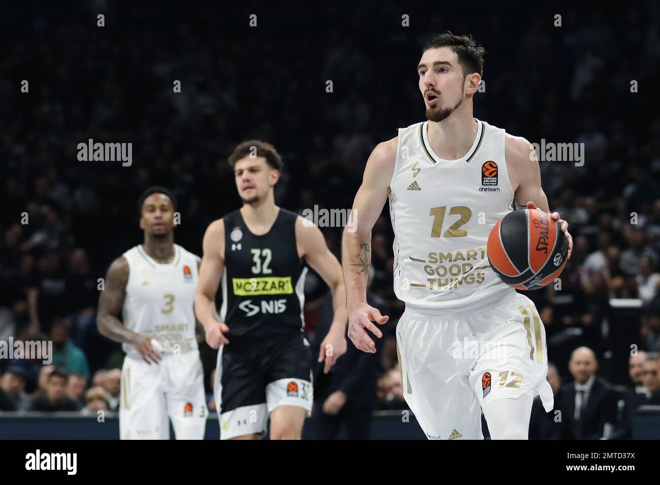 Belgrade, Serbia, 31 January 2023. Nando De Colo of LDLC ASVEL ...