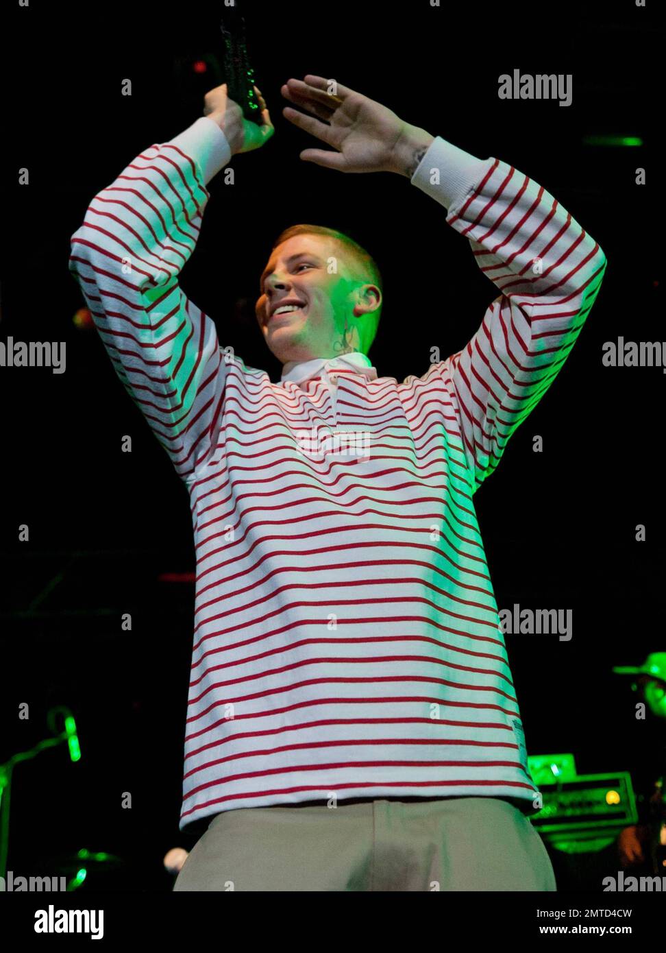 British rapper Professor Green (aka Stephen Paul Manderson) performs ...