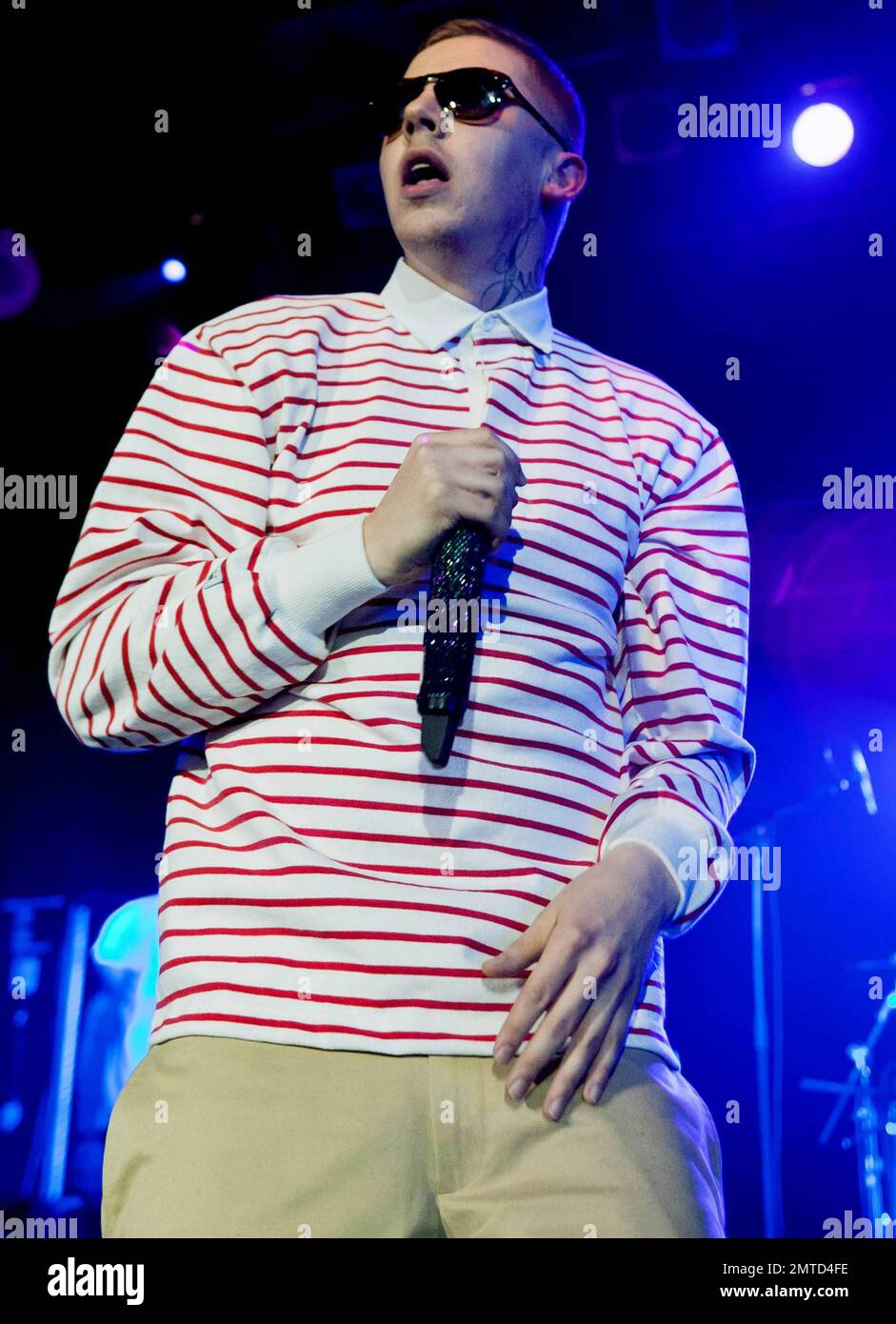 British rapper Professor Green (aka Stephen Paul Manderson) performs ...