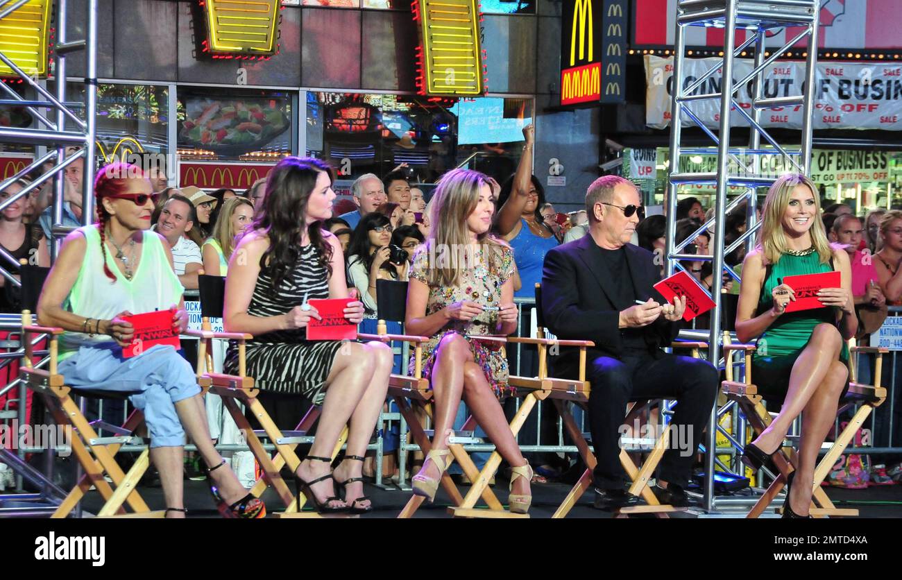 Patricia Fields, Nina Garcia, Michael Kors, Heidi Klum and Lauren ...