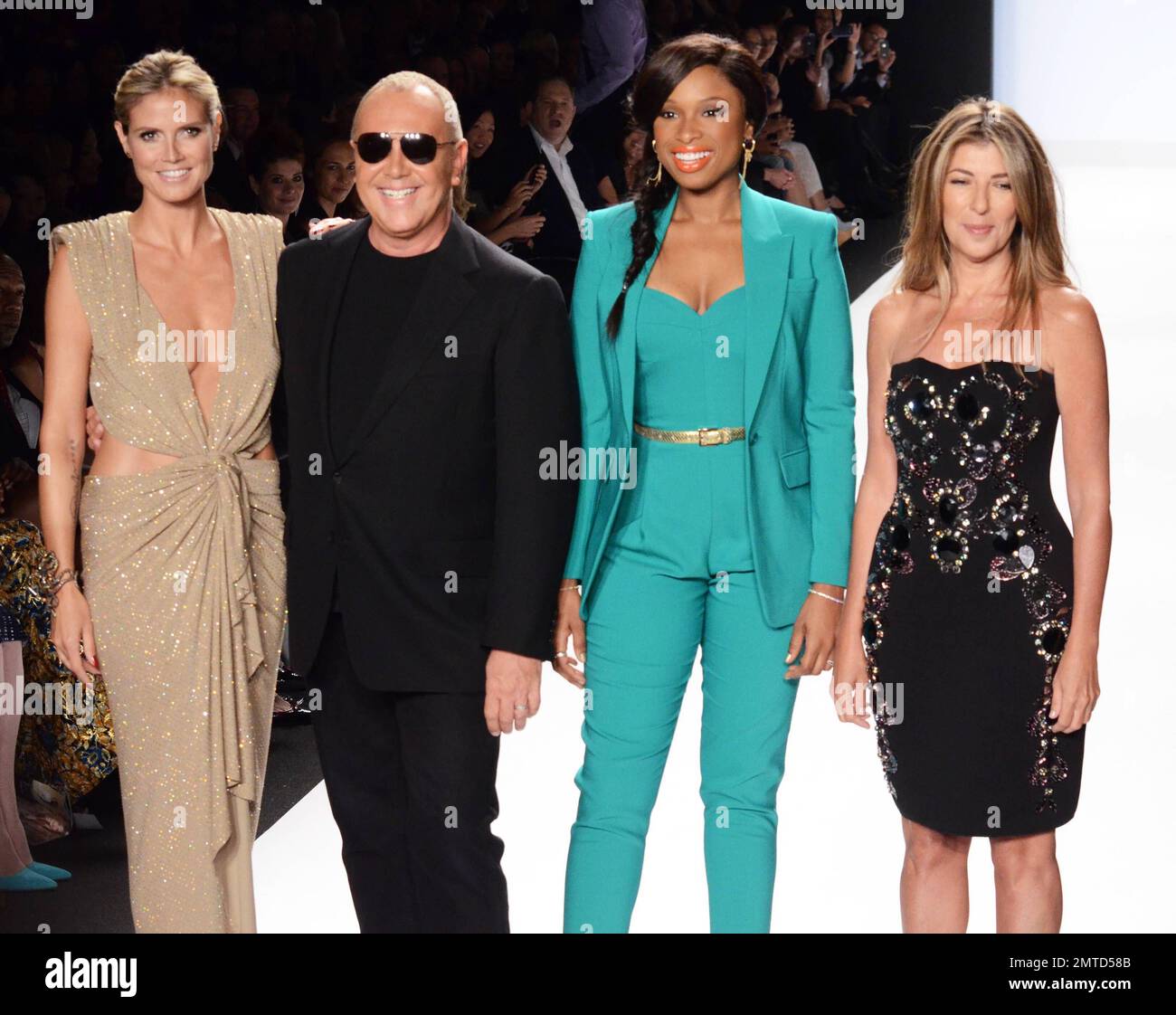 Heidi Klum, Michael Kors, Jennifer Hudson and Nina Garcia at the ...