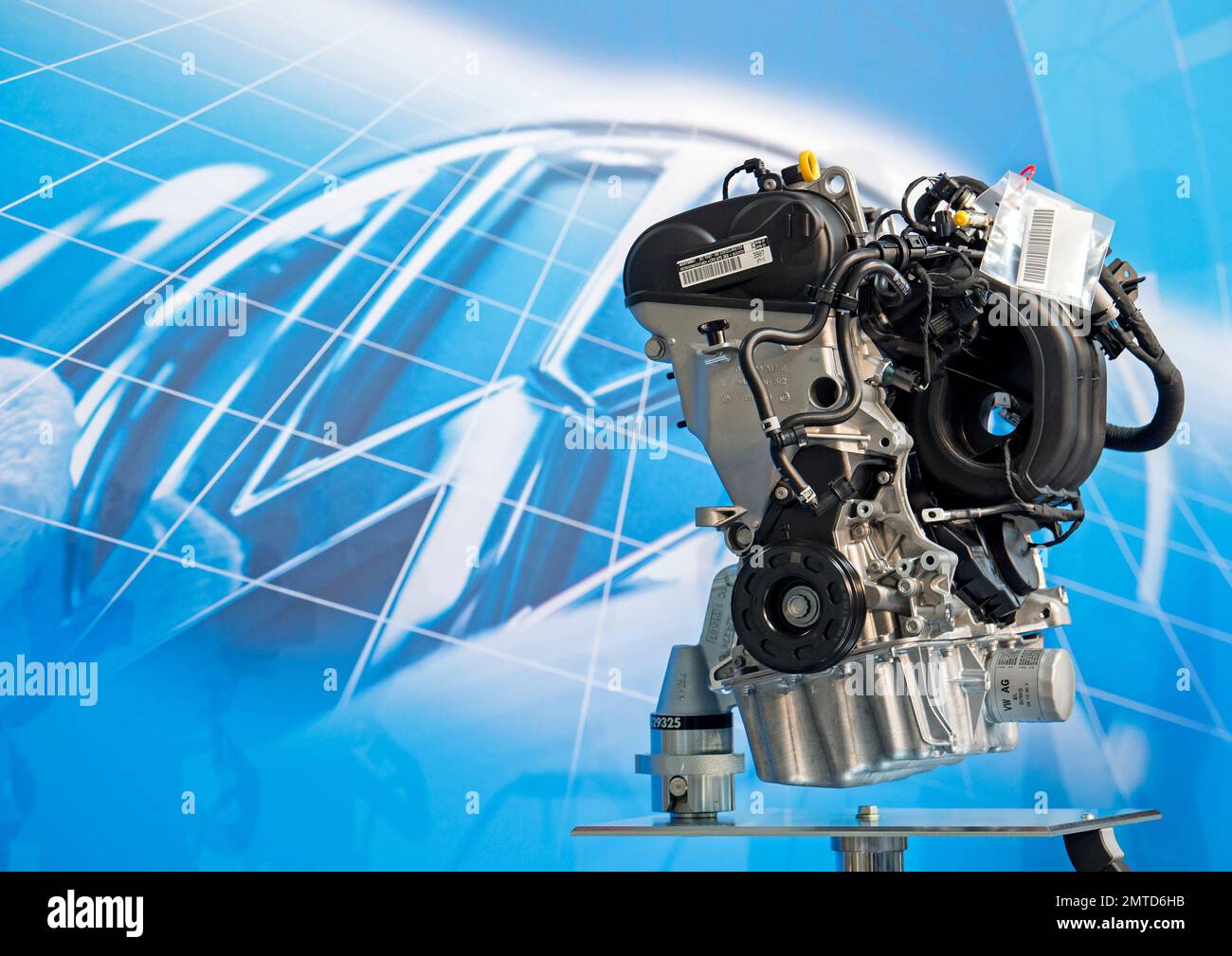 The 15 millionth car engine, a three-cylinder natural gas engine ...