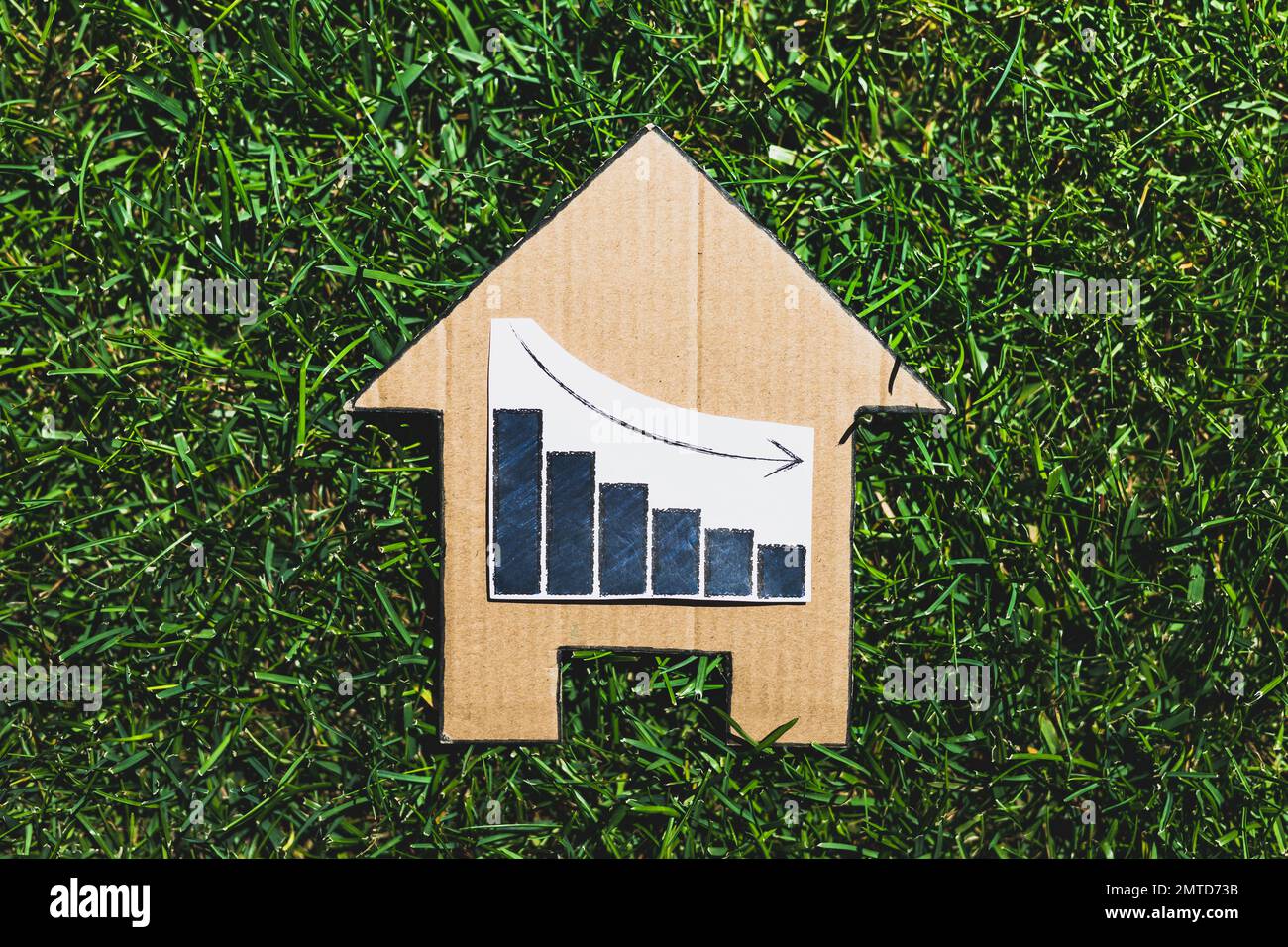 interest rates going down, text with graph showing stats decreasing and ...