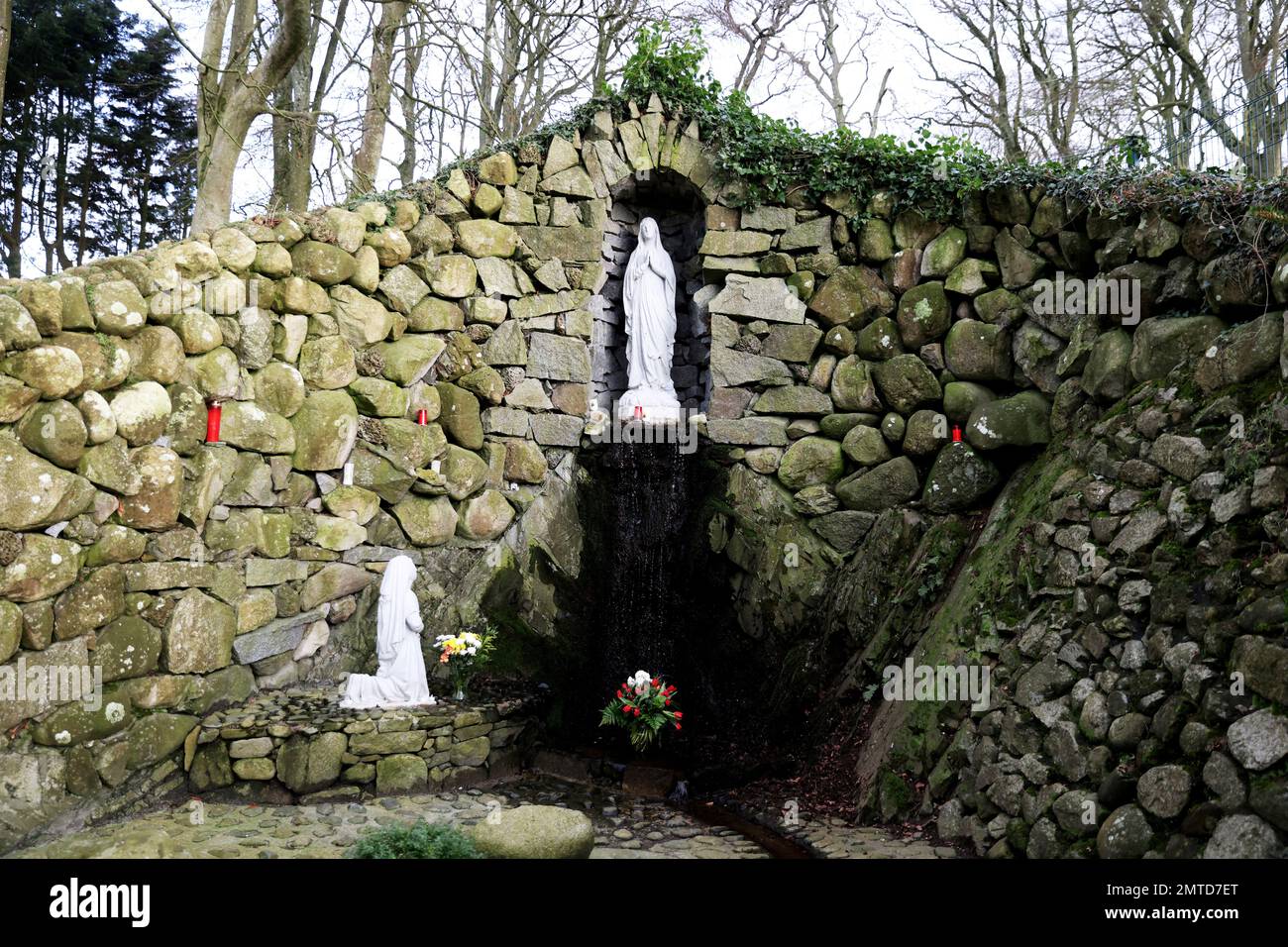 A view of Saint Brigid's Shrine in Faughart, Ireland, Tuesday, Jan 31 ...