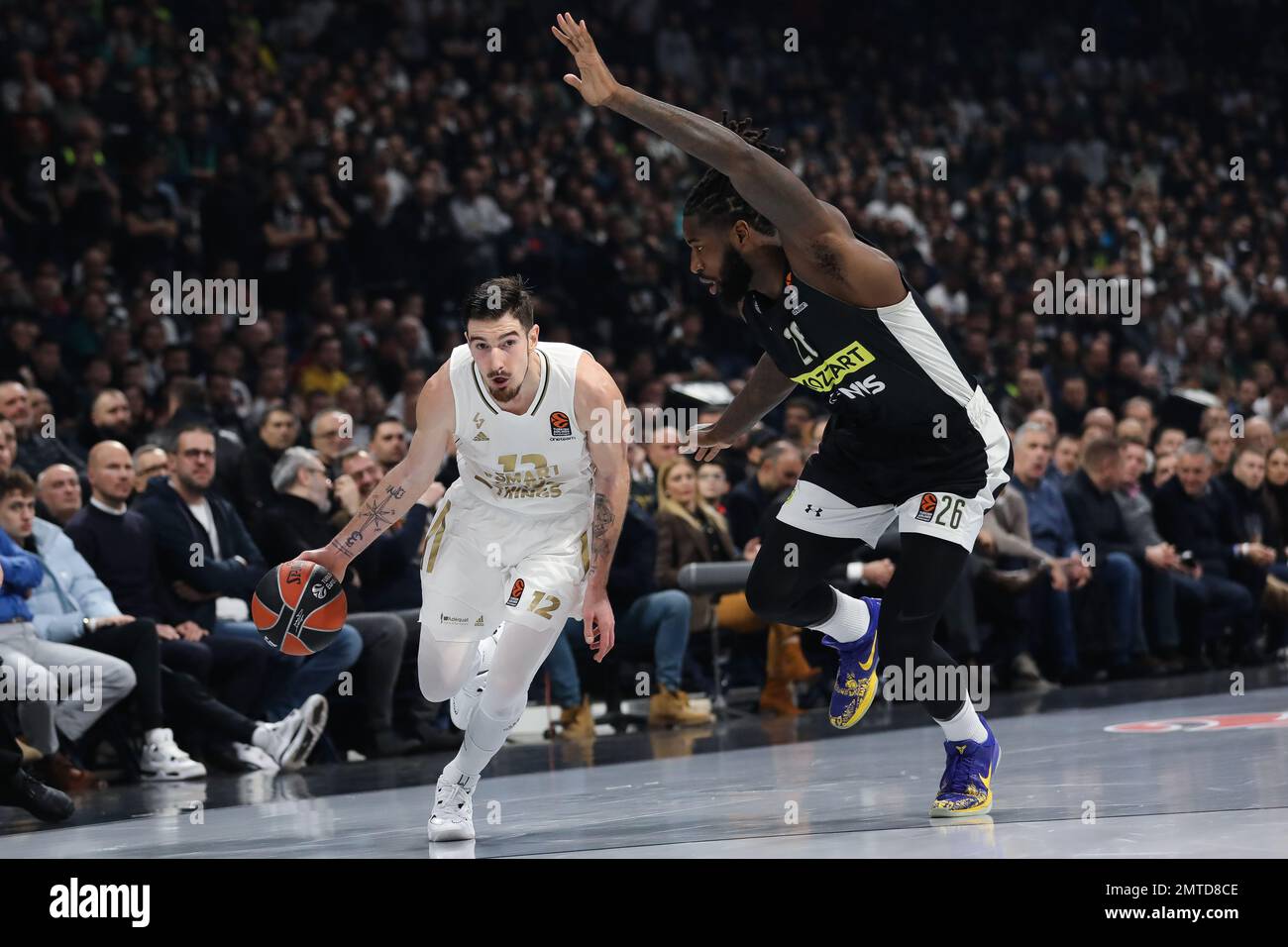 Belgrade, Serbia, 31 January 2023. Nando De Colo of LDLC ASVEL ...