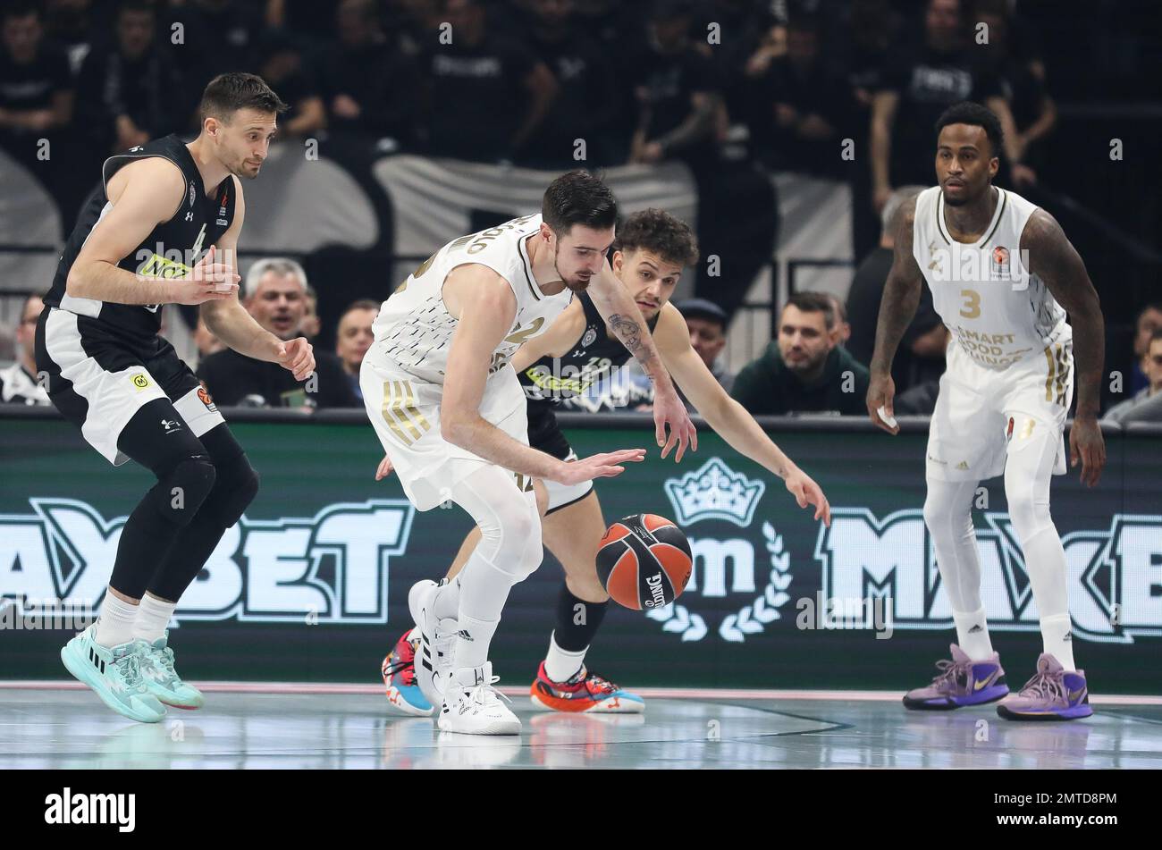 Belgrade, Serbia, 31 January 2023. Nando De Colo of LDLC ASVEL ...