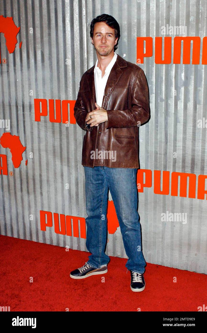Edward Norton at Puma presents The African Bazaar. Leading ...