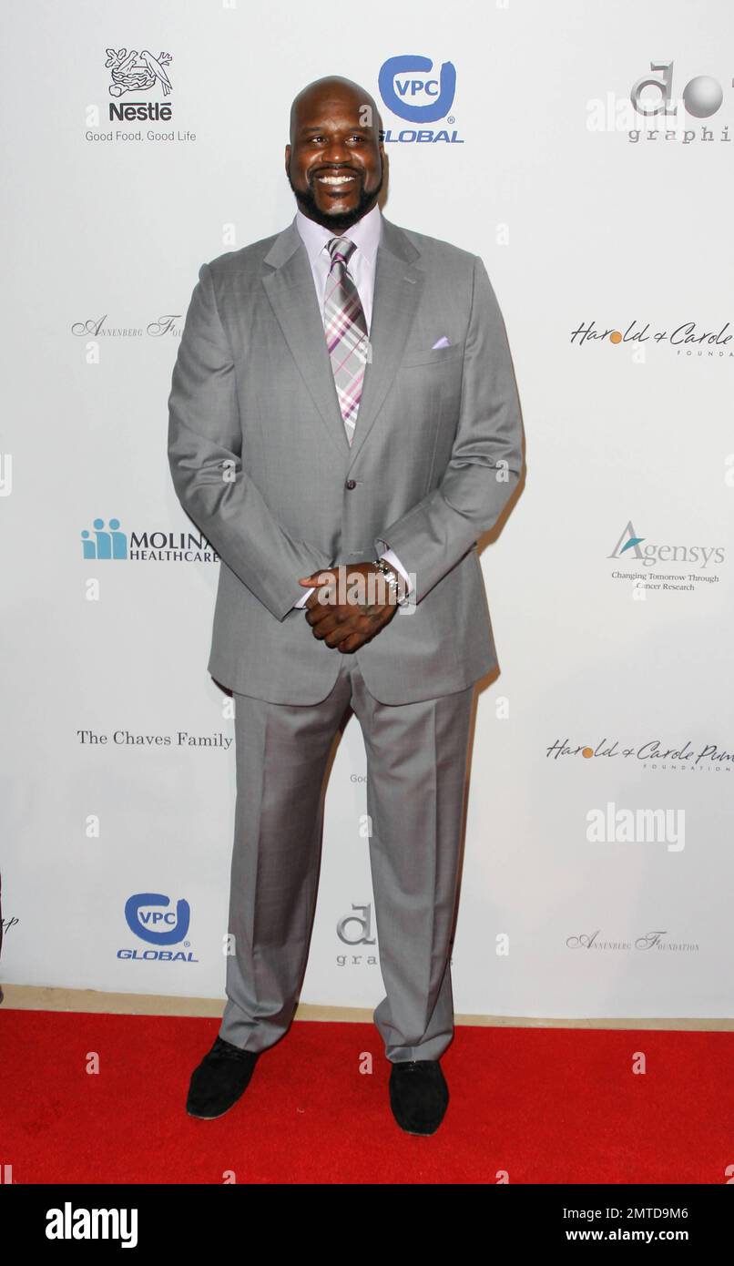 Shaquille O'Neal at the 13th annual Harold & Carole Pump Foundation ...