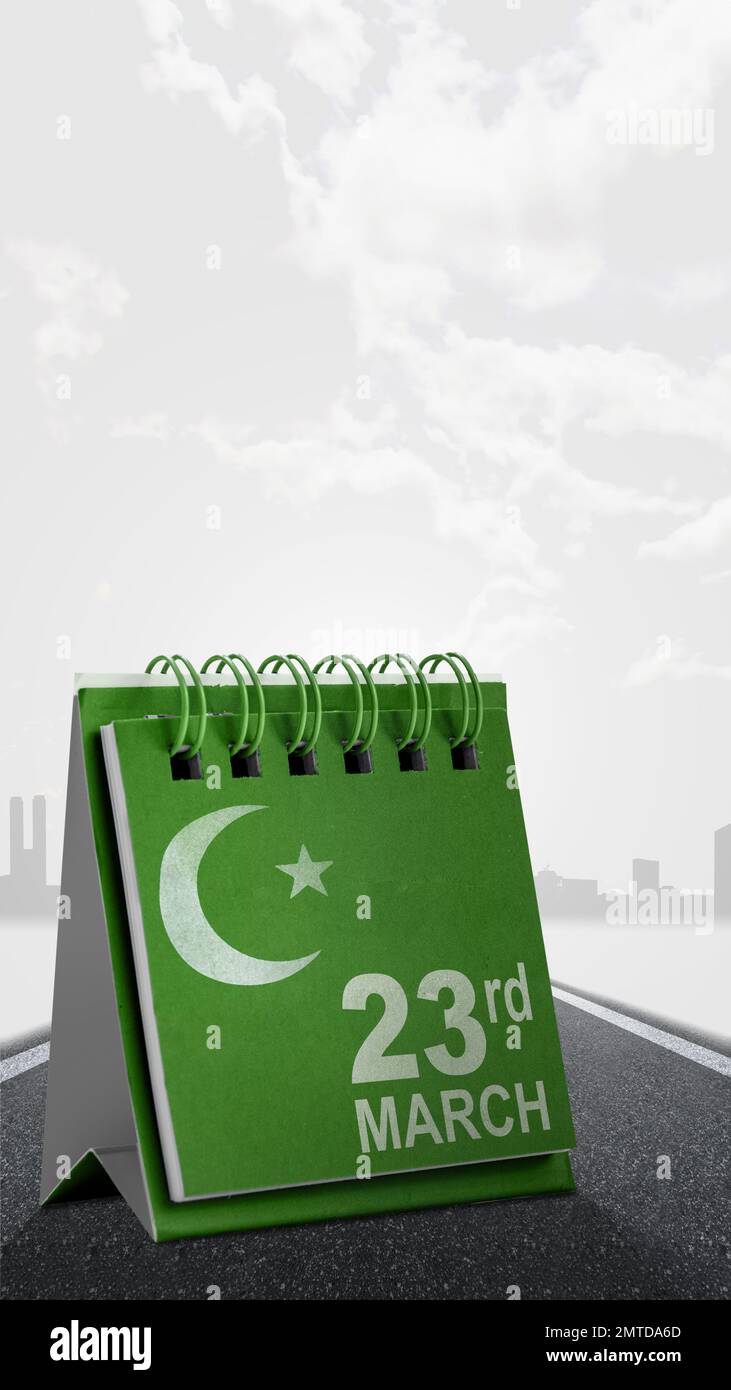 Calendar reminder of Pakistan Resolution Day. Pakistan Resolution Day ...