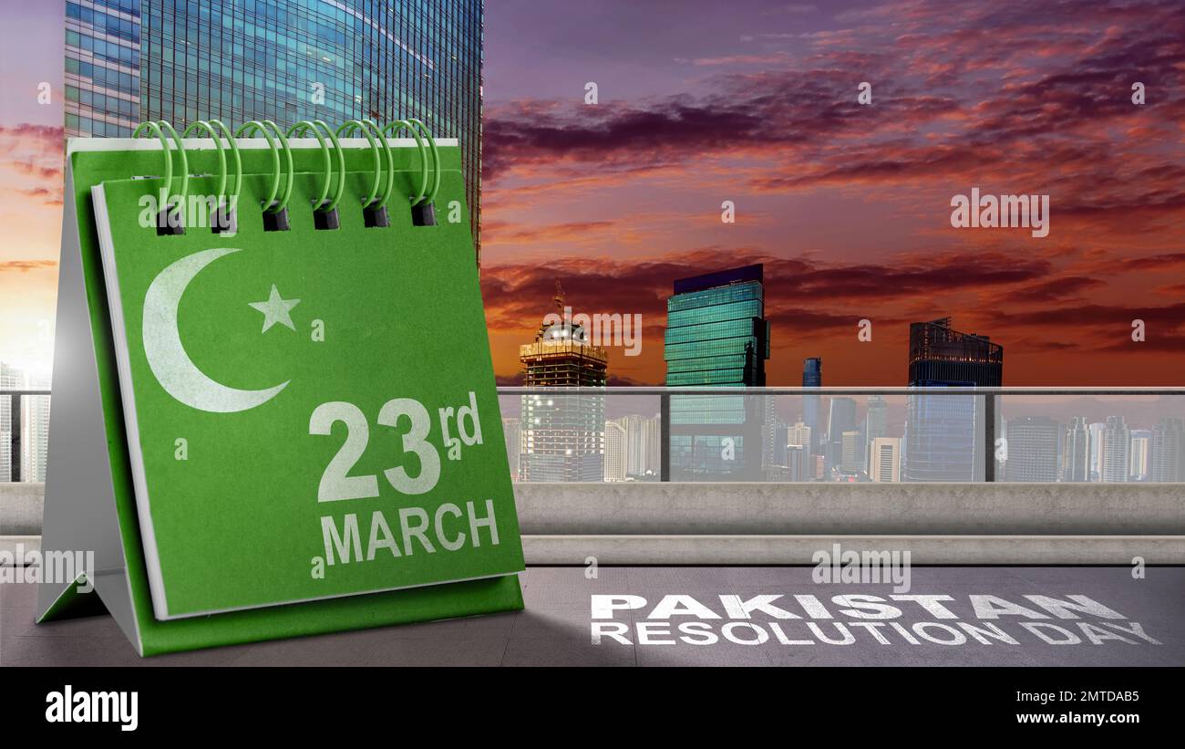 Pakistan calendar hi-res stock photography and images - Alamy