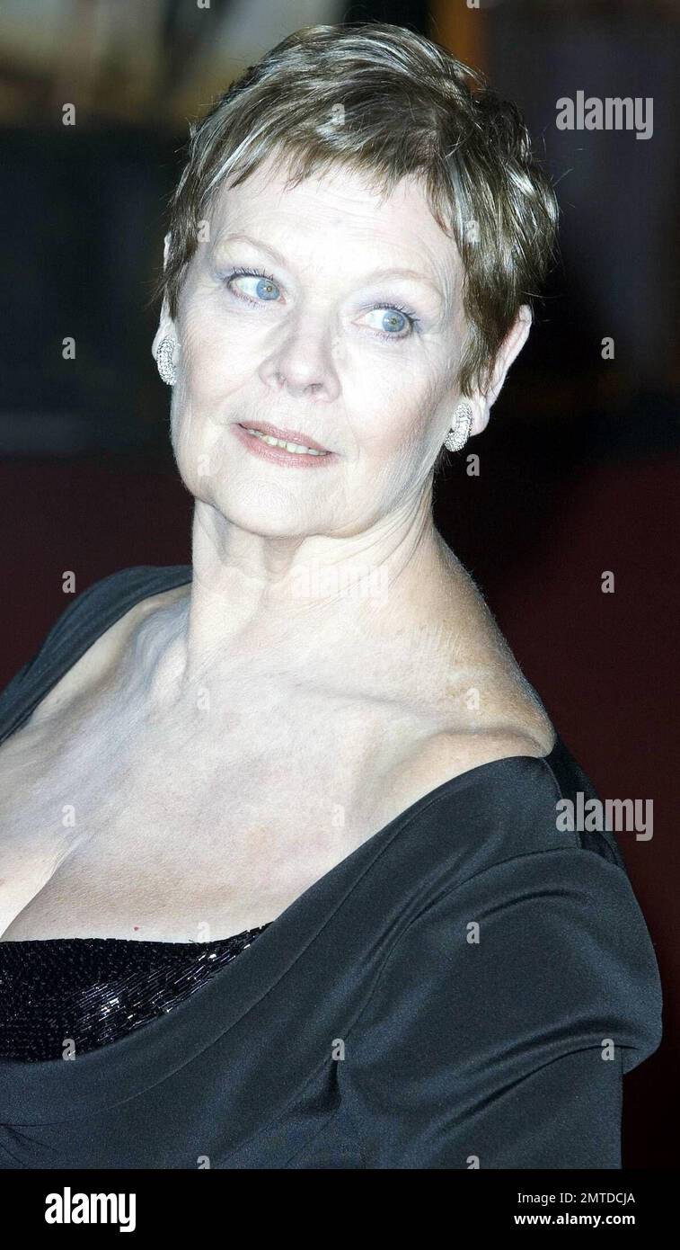 Dame Judi Dench attends the Royal World Premiere of the new James Bond ...