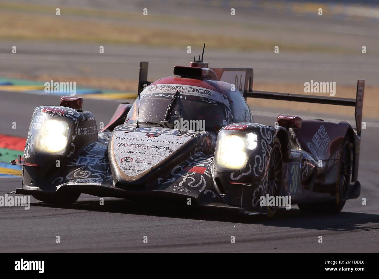 The Oreca 07 No. 38 of the Jackie Chan DC Racing Team driven by Oliver ...