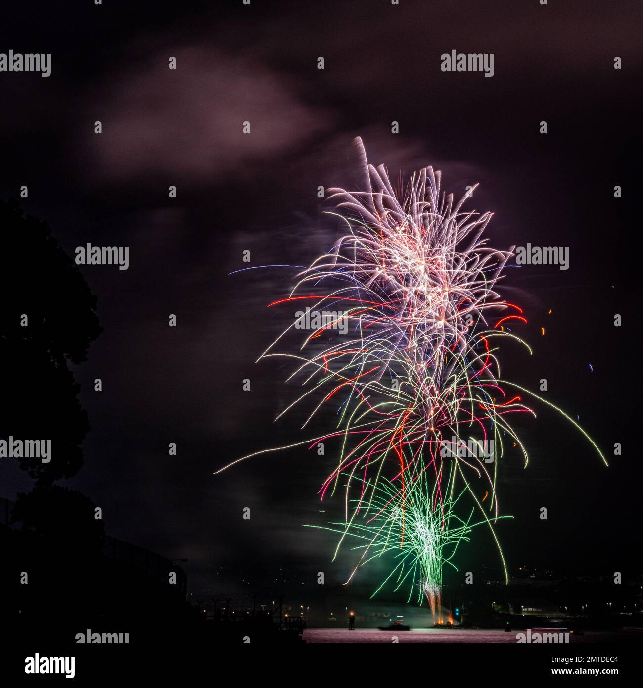 The 2021 British firework championships held at Plymouth, Devon Stock ...