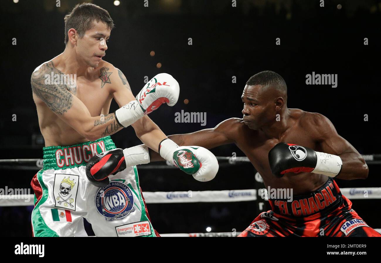 Guillermo Rigondeaux, right, fights Moises Flores during a championship ...