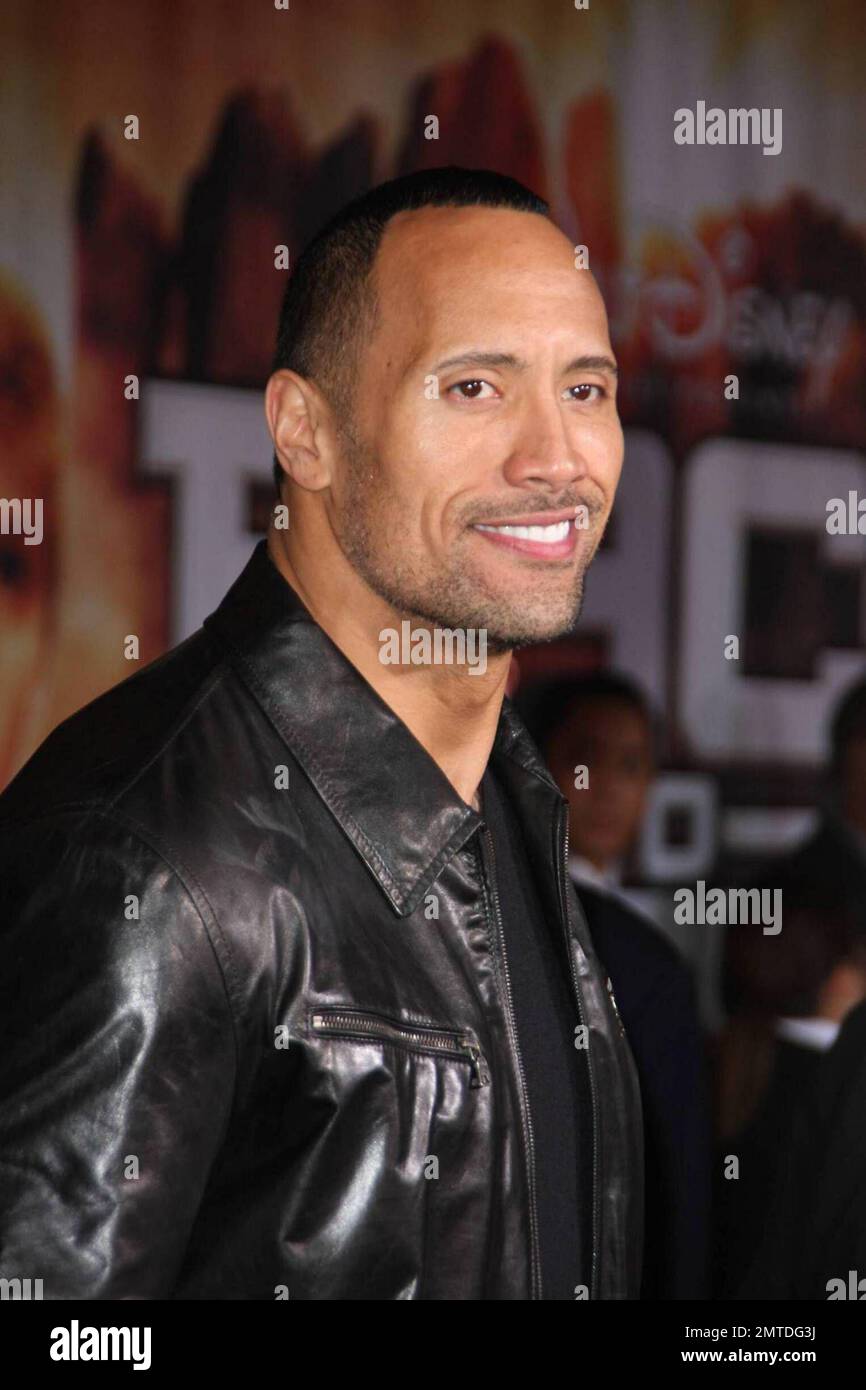 Dwayne "The Rock" Johnson attends the world premiere of Walt Disney's ...