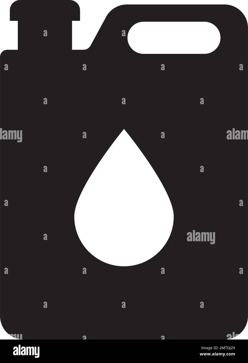 oil jerry can logo vector illustration template design Stock Vector ...