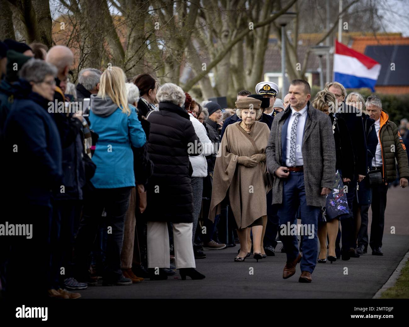 OUDE-TONGE - Princess Beatrix during the commemoration of the flood ...