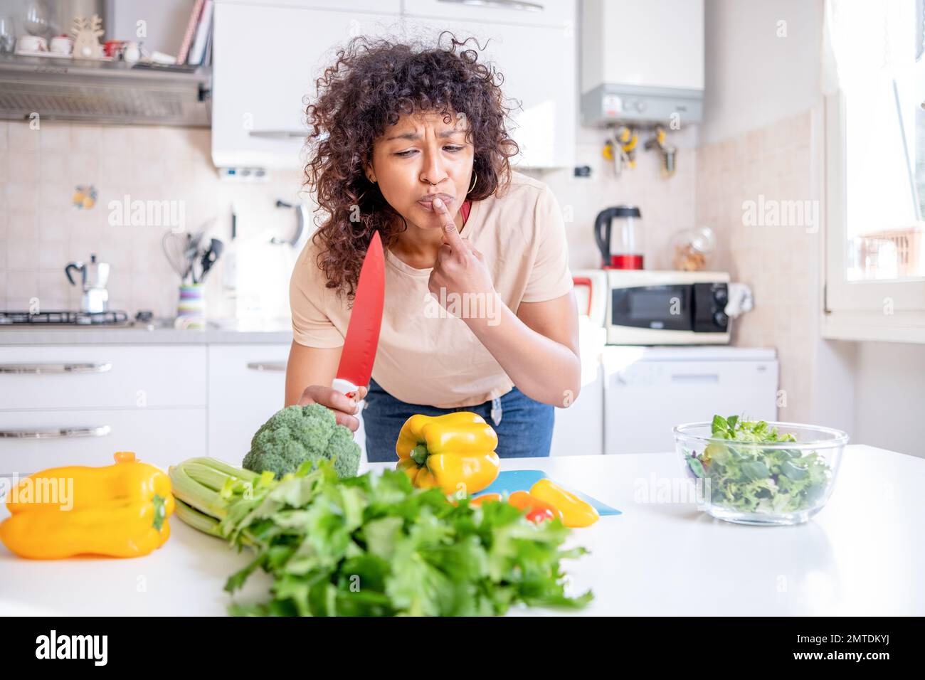 Kitchen accidents hi-res stock photography and images - Alamy