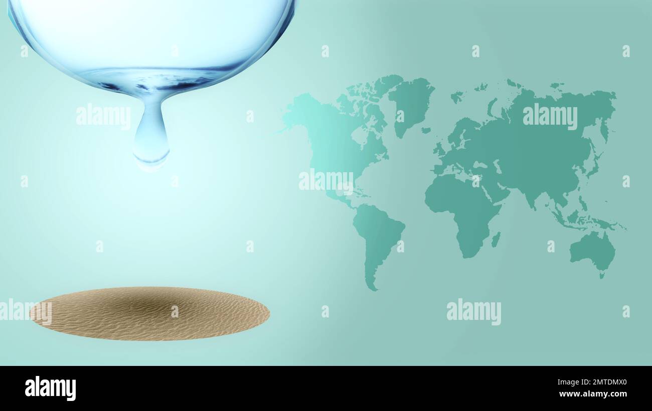 Water drop. World Water Day Concept Stock Photo - Alamy