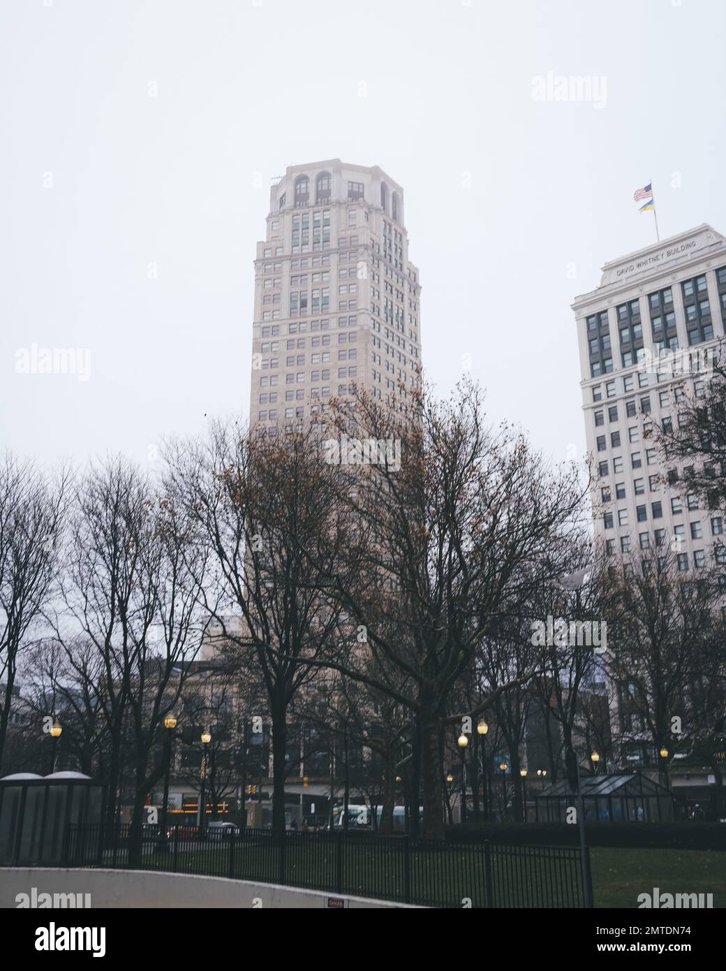 Detroit city landscape hi-res stock photography and images - Alamy